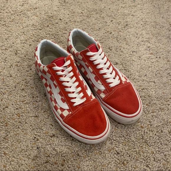 Vans | Shoes | Red Old Skool Vans | Poshmark
